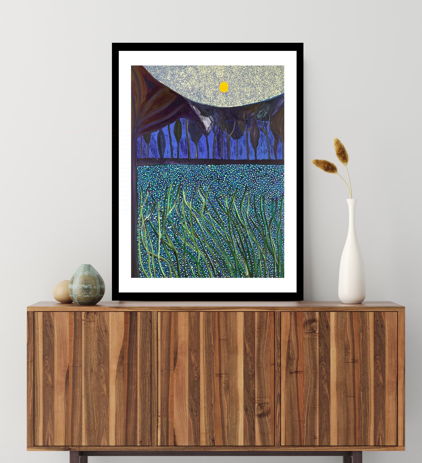 Matthew Wong - Night 1, Giclee Print, Contemporary Art Matthew Wong - Night 1, Giclee Print, Contemporary Art
